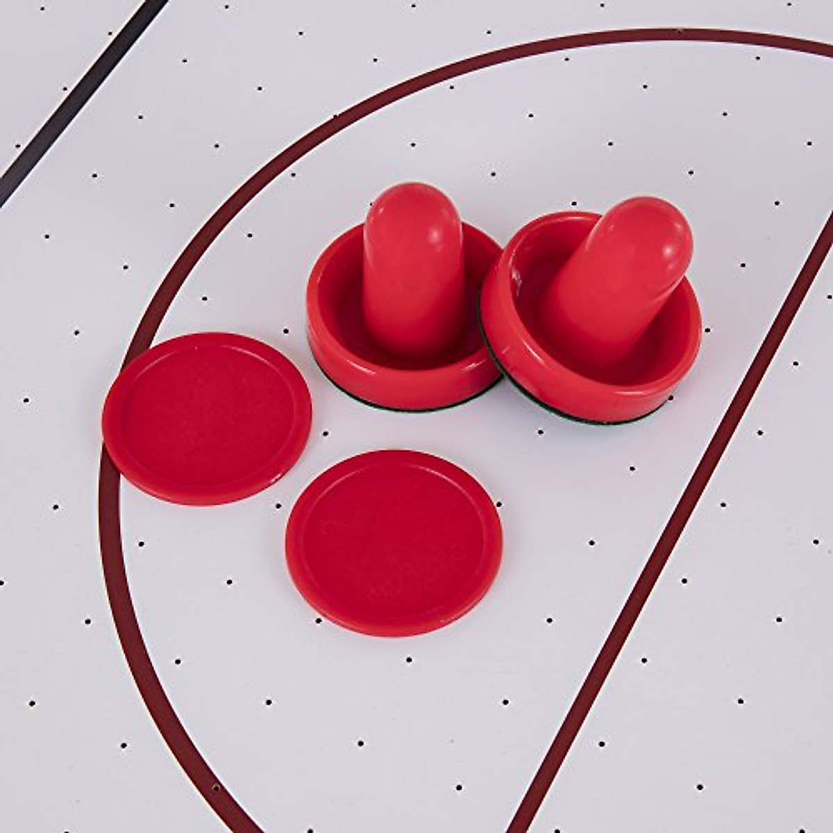 TRIUMPH SPORTS USA 4-in-1 Rotating Swivel Multigame Table – Air Hockey, Billiards, Table Tennis, and Launch Football , Black/White, 23.75 x 32.00 x 48.00"