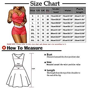 Women's Lingerie, Sleep & Lounge, Naughty Outfits for Women Bodysuit Lingerie Women's Lengerie Set Ladies Sexy Lace Multi-Color Multi-Yard Split Seductive Lingerie Without Chest (4XL, Yellow)