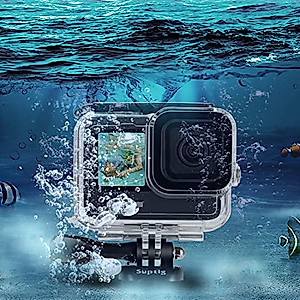 Suptig Waterproof Case Protective Housing Underwater Dive Housing for GoPro Hero 11 Black Hero 10 Black Hero 9 Black Waterproof 164Ft