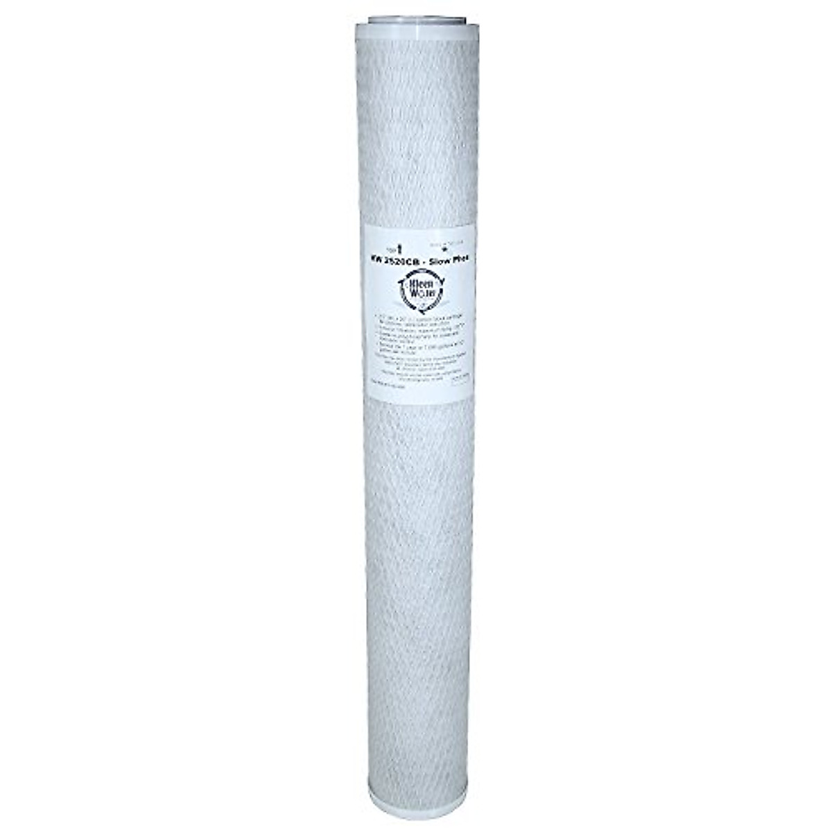 KleenWater KW2520CB-SlowPhos 2.5" x 20" Filter Compatible with Aquios RCFS220, Replacement Carbon Block Water Filter Cartridge, Set of 3