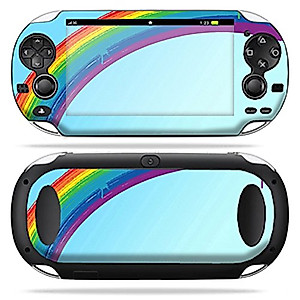 MightySkins Skin Compatible with PS Vita PSVITA Playstation Vita Portable wrap Sticker Skins Rainbow