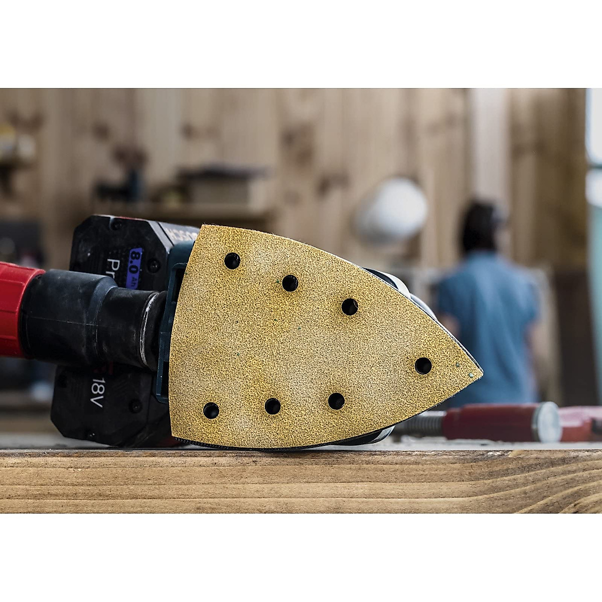 Bosch Professional 50x Expert C470 Sandpaper (for Hardwood, Paint on Wood, 93x186 mm, Grit 60, Accessories Orbital Sander)