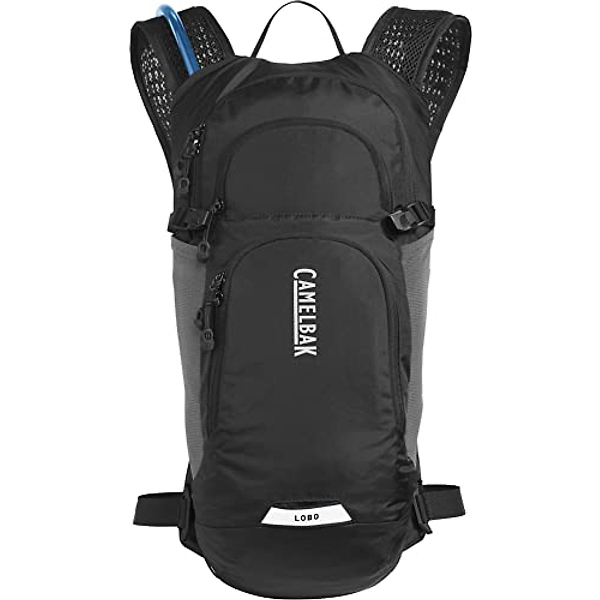 CamelBak Lobo 9 Bike Hydration Pack - Helmet Carry - Magnetic Tube Trap- 70oz, Black