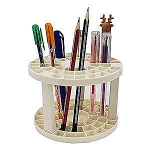 2 Packs Paint Brush Holder Pencil Stand,Desk Organizer for Color Pencil and Paintbrush