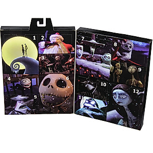 Disney Nightmare Before Christmas 12 Days of Socks Ankle and Crew Character Designs 12 Pair Socks Box Set