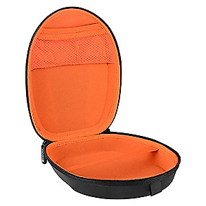 Geekria Shield Headphones Case Compatible with Bose QC45, QC35 II, QC35, QC25, QC15, QC SE, SoundLink II Case, Replacement Hard Shell Travel Carrying Bag with Cable Storage (Black)