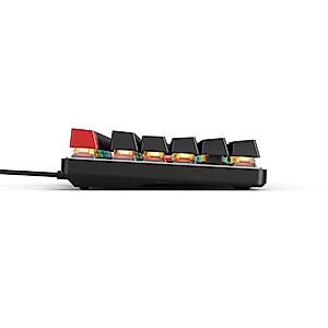 (Keyboard + Keyboard Wrist Rest) Glorious GMMK Modular Mechanical Gaming Keyboard (TKL) + Glorious Padded Wrist Rest (Black) (TKL) (Bundle)