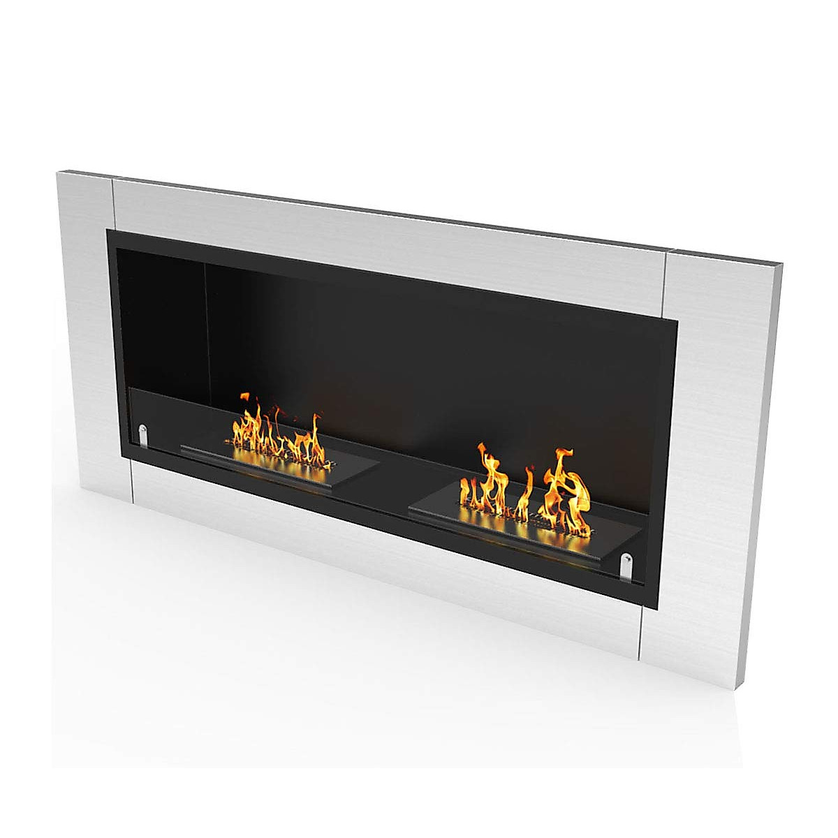 Regal Flame Elite Fargo 43 Inch Ventless Built in Recessed Bio Ethanol Wall Mounted Fireplace