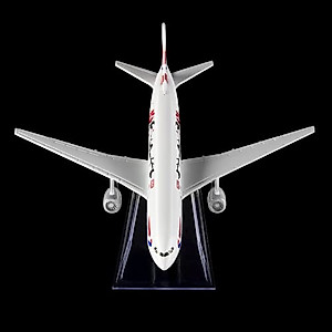 24-Hours The British Plum B777 Alloy Metal Model Aircraft Child Birthday Gift Plane Models Chiristmas Gift 1:400