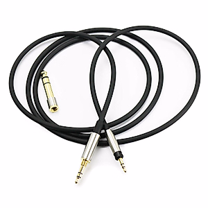 NewFantasia Replacement Audio Upgrade Cable Compatible with Sennheiser HD598, HD598Cs, HD560s, HD598SE, HD620S, HD400PRO, HD599, HD569, HD579 Headphones 1.2meters/4feet