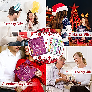 Lotion Sets for Women Gift W/Lip Gloss Lip Balm Travel Size Hand Cream Lipstick Primers Unique Christmas Stocking Stuffers Birthday Gifts for Womens Teen Girl Mom Her Wife Sister Friends Mother in Law