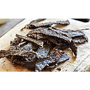 No Man’s Land BLACK PEPPER Beef Jerky High Protein Low Calorie Low Carb Beef Snack 7.0oz Bag