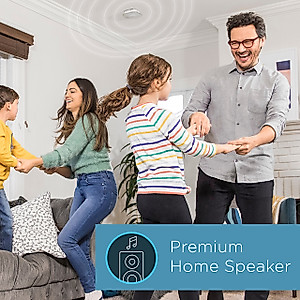 First Alert Onelink Safe & Sound - Smart Hardwired Smoke + Carbon Monoxide Alarm and Premium Home Speaker with Amazon Alexa
