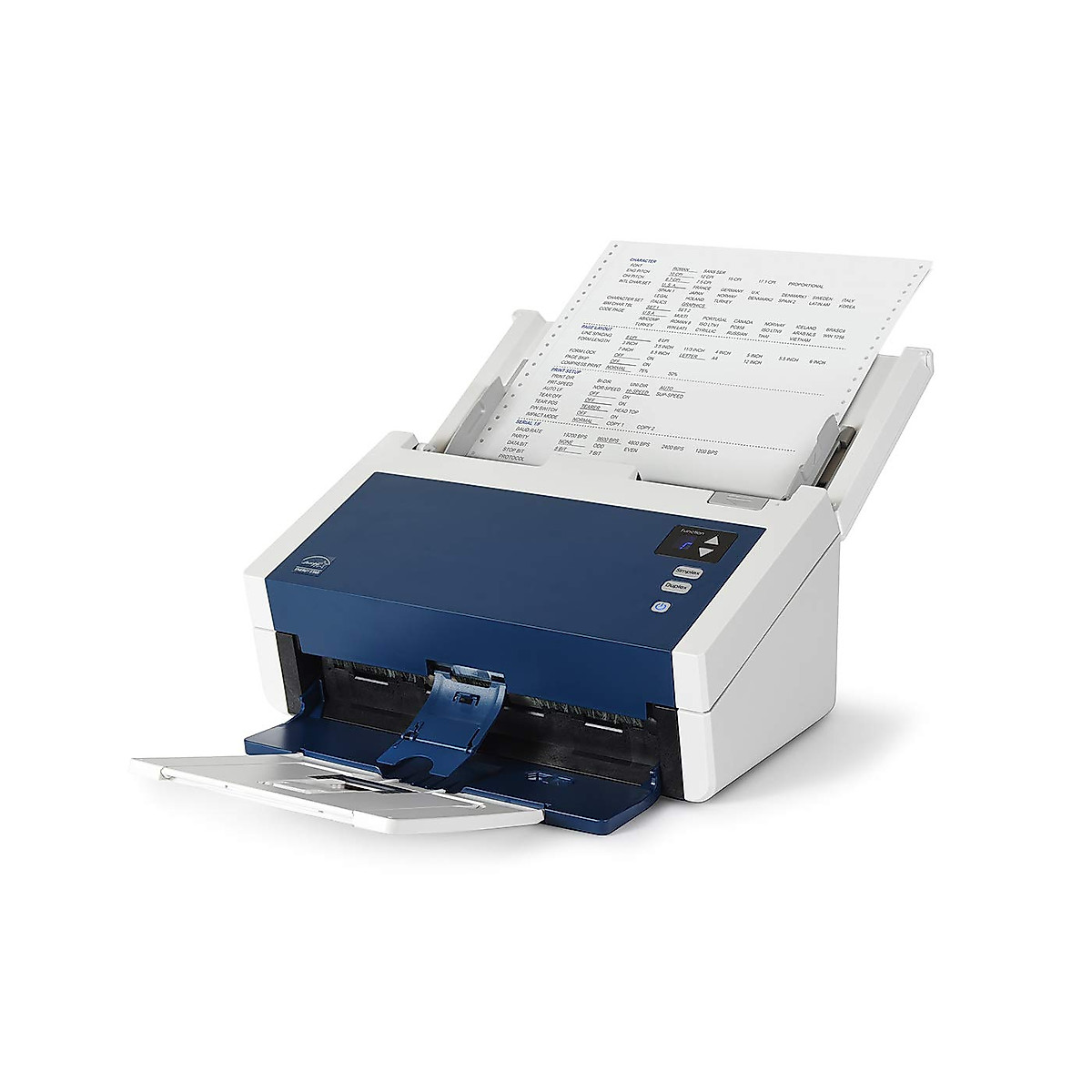 Visioneer Xerox DocuMate 6440 Duplex Document Scanner for PC and Mac, Automatic Document Feeder (ADF), white & navy (XDM6440-U)