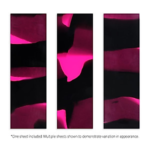 Teak Tuning Pro Duro Grip Tape, Pink & Black Swirl - Ultra Premium, Custom Teak Silicone Polymer Blend - 41A Durometer for Ultimate Grip, Comfort, Control & Performance - 0.7mm Thick