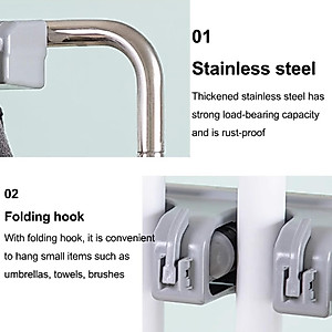 OMESDA Broom Mop Holder, Hand Trucks Broom, Cleaning Supplies Organizer, Household Mop Buckets, Commercial Mop Service Basin