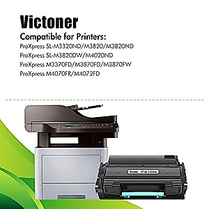 Victoner Compatible Toner Cartridge Replacement for Samsung 203L MLT D203L MLT-D203L MLTD203L Proxpress M3320ND M3870FW M4020ND M3370FD M3820DW M4070FR M4070FX Printer (Black, 2-Pack)