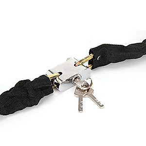 MACHSWON Universal Bike Lock,Bicycle Motorcycle Chain Lock, High Security Bicycle Lock,-Theft Bike Chain Lock Heavy Duty Motorbike Bicycle Bike Chain Lock for Bicycle Motorcycle,26x100cm