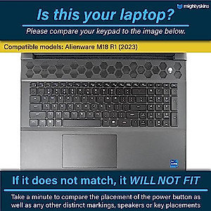 MightySkins Skin Compatible with Alienware M18 R1 (2023) Full Wrap Kit - Tropical Paradise | Protective, Durable, and Unique Vinyl Decal wrap Cover | Easy to Apply & Change Styles | Made in The USA
