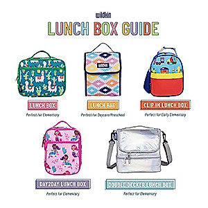 Wildkin Kids Insulated Lunch Box Bag for Boys & Girls, Reusable Kids Lunch Box is Perfect for Early Elementary Daycare School Travel, Ideal for Hot or Cold Snacks & Bento Boxes (Bengal Orange)