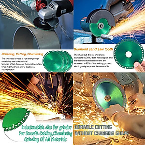 Indestructible Disc for Grinder, Indestructible Disc 2.0 - Cut Everything in Seconds Composite Multifunctional Cutting Saw Blade 4 Inch Ultra-Thin Cutting Blade for Angle Grinder (1 Piece)