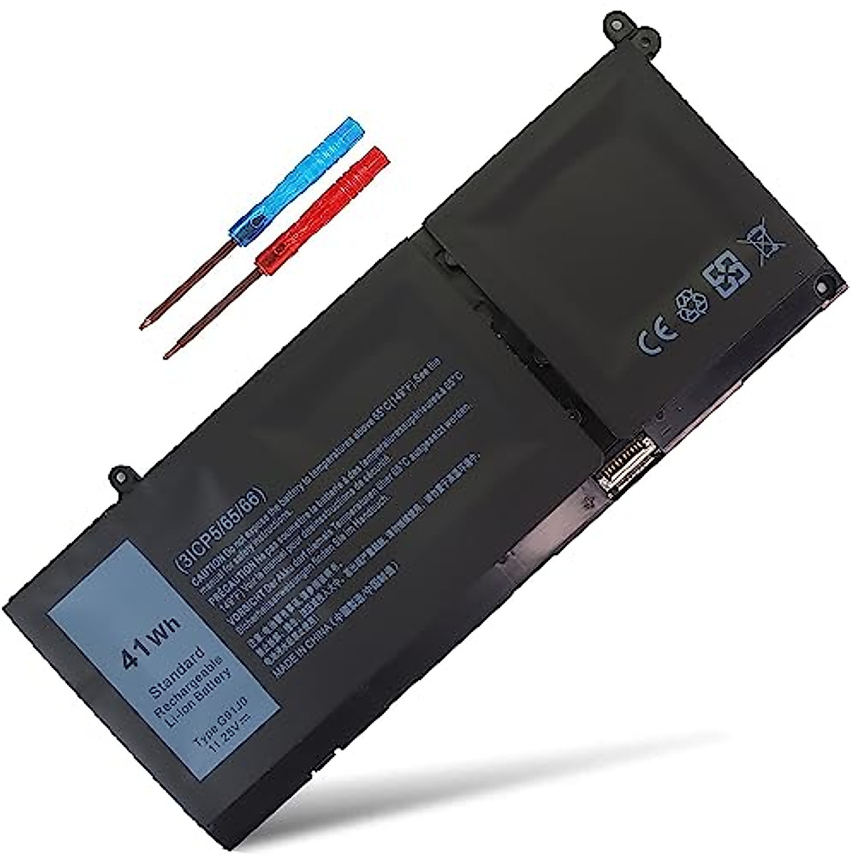 G91J0 Battery 41Wh 11.25V for Dell Inspiron 13 14 15 16, 3420 3425 5415 5410 5415 5418 5425 5430 5310 5320 5330 5625 5635 7420 7620 2-in-1, Latitude 3320 3330 3520 , V6W33 0WV3K8 0VKYJX 0MVK11 0XDY9K