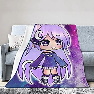 Enming Cartoon Game Blanket All Season Ultra Soft Throw Blanket Flannel Fleece, Warm Fuzzy Throw for Couch Bed Sofa 50''x40''