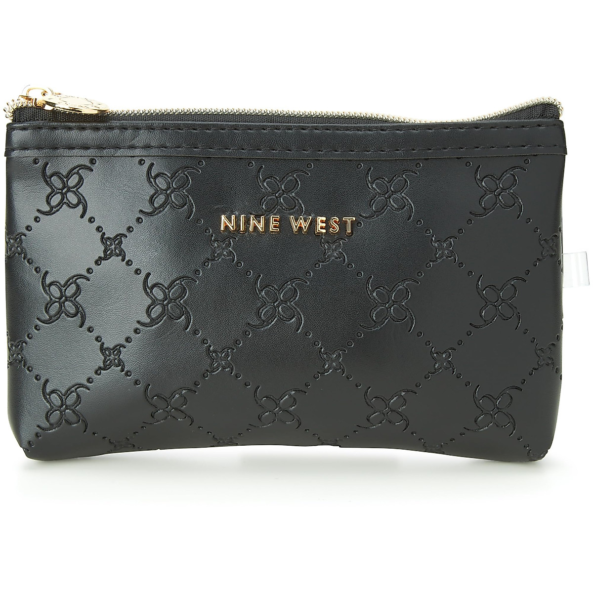 Nine West Women's Toiletries Bag - Travel Makeup and Toiletries Matching Accessories Set - Makeup Organizer Case Set, Size One Size, Black