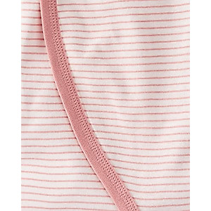 little planet by carter's unisex-baby Organic Cotton Wrap Sleep & Play, Desert Blush Stripes, 6 Months