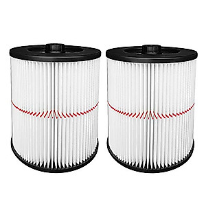 Reinlichkeit 2 Pack Cartridge Filter for Craftsman 17816 9-17816 Wet/Dry Air Filter Replacement Part