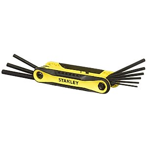 STANLEY STHT71801 Folding SAE Hex Key Set, 9-Piece