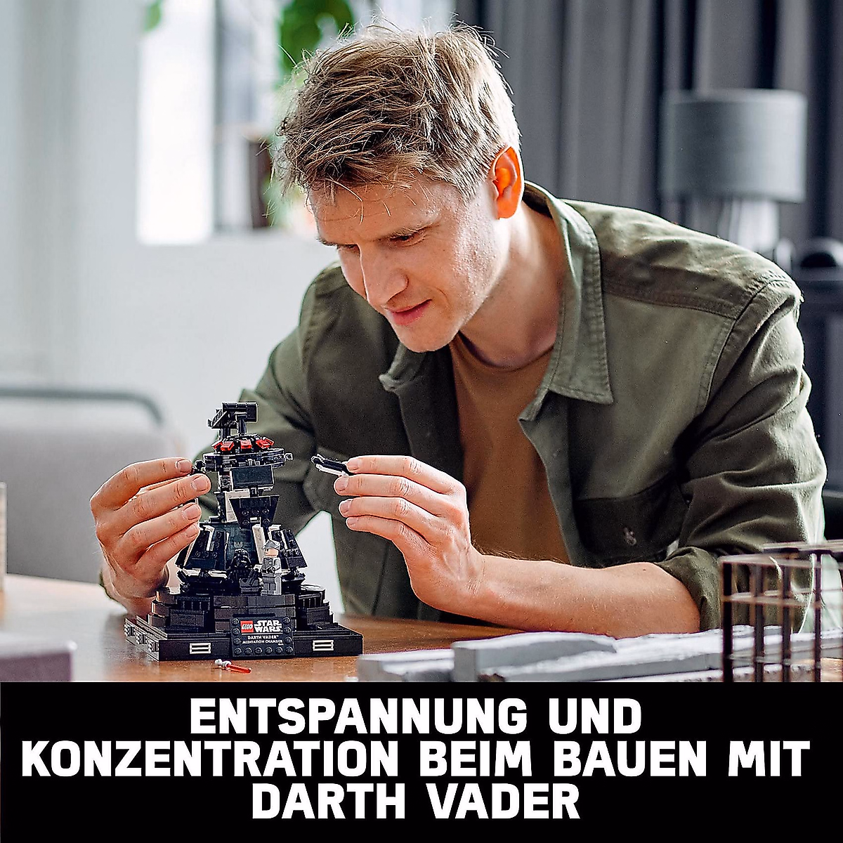 LEGO 75296 Star Wars The Meditation Room of Darth VadorTM Collectible Set, Birthday Gift for Adults
