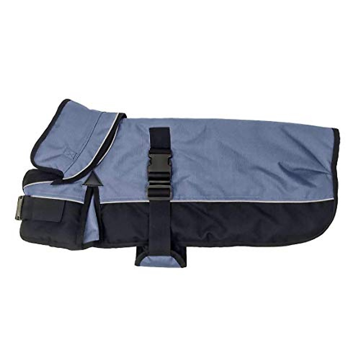 Derby Originals Ruff Pup 1200D Ripstop Waterproof Reflective Winter Dog Coat with Neck Cover and Harness Compatible Opening 220G - 17