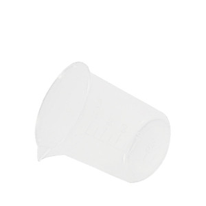 Bettomshin 10Pcs 100ml PP Plastic Measuring Low Form Beaker, Graduated Beakers Multipurpose Mixing Cups Transparent for Lab Kitchen Liquids