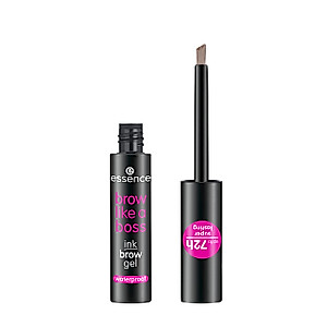 essence | Brow Like A Boss Brow Gel | Waterproof & Smudge Proof Tinted Brow Gel | Vegan & Cruelty Free, Paraben Free (03 | Dark Brown)