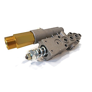 Homelite Replaces Himore Complete Outlet Manifold for Pressure Washer Pump, USES 5 Screws in This Manifold, Including O-Rings, Unloader, Outlet Pipe Chemical Injector