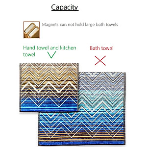 Towel Clip Leather with Magnets 2-Pack Black | Simple and Covenient Kitchen or Bathroom Accessory for Design Lover | for Small Towels