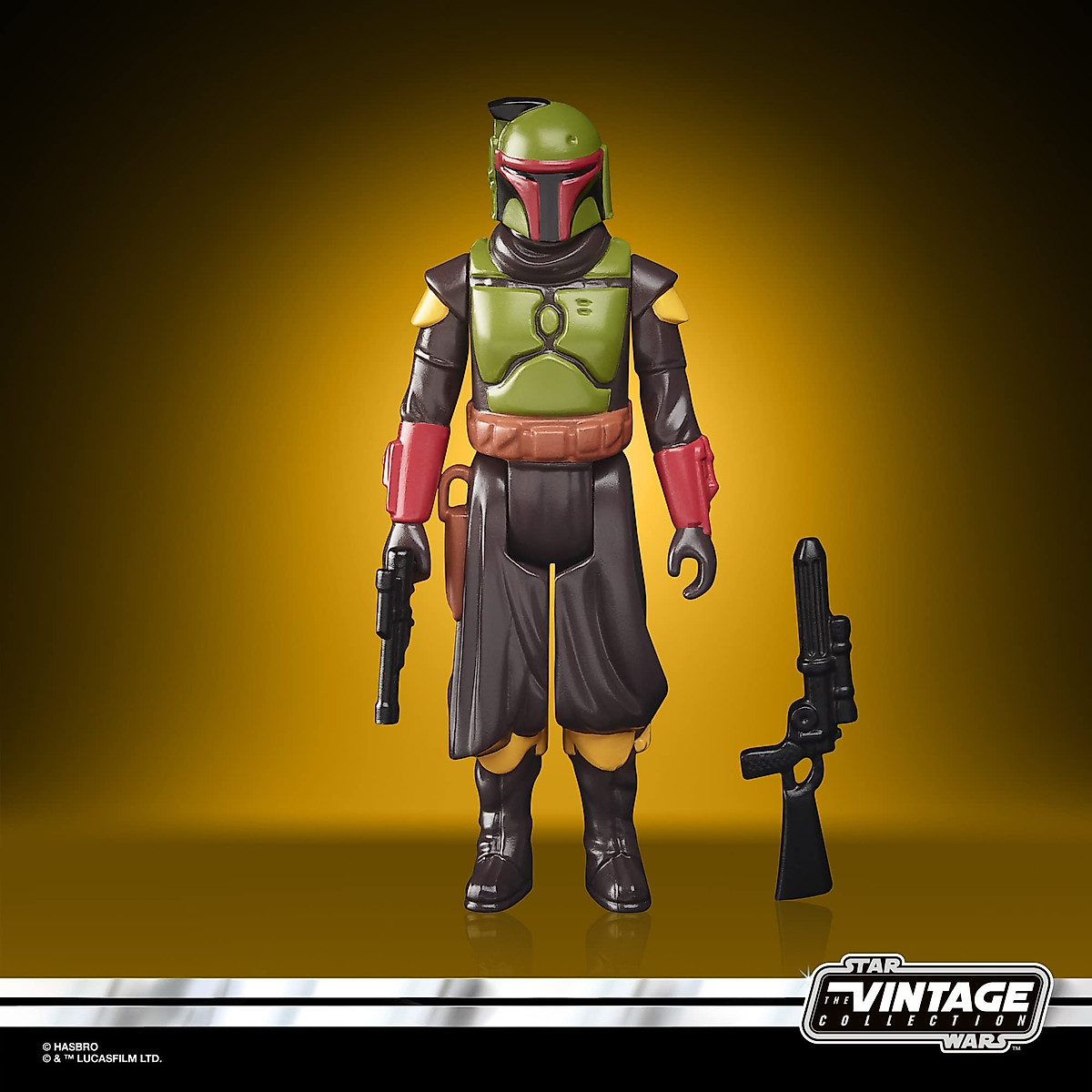 STAR WARS Retro Collection Boba Fett (Morak) Toy 3.75-Inch-Scale The Mandalorian Collectible Action Figure, Toys Kids 4 and Up