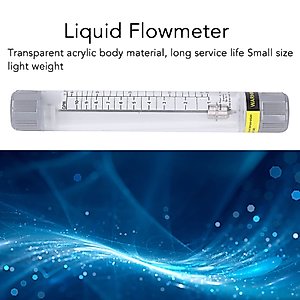 Alvinlite Flow Meter,Tube Type 1-10 GPM Flow Meter for Gas Liquid Pipeline Flowmeter Panel Type Flow Meter for Water Industrial Field