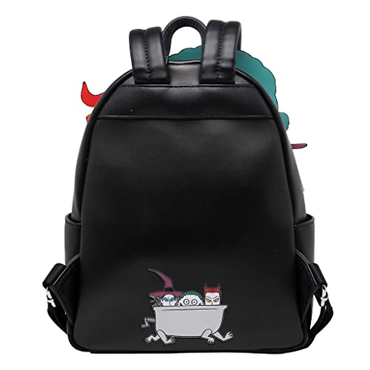 Loungefly Disney Nightmare Before Christmas Glow in the Dark Lock Shock and Barrel Mini Backpack