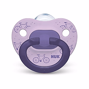 NUK Orthodontic Pacifiers, Girl, 18-36 Months, 2-Pack