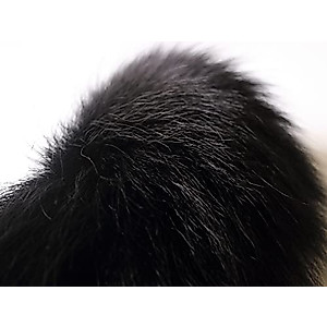 Chunxiao Supper Huge and Fluffy Sunny Fox Tail Fur Cosplay Toy Handbag Accessories Key Chain Ring Hook Tassels