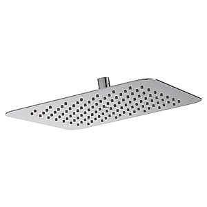 Moen Chrome 12-Inch Eco-Performance Razor Thin Rainshower Shower Head, S1004EP