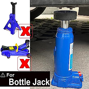 Rubber Bottle Jack Pad Support Point Adapter Jacking Car Removal Repair Tool for 2 Ton Bottle Jacks Auto Accessories 60x20mm New