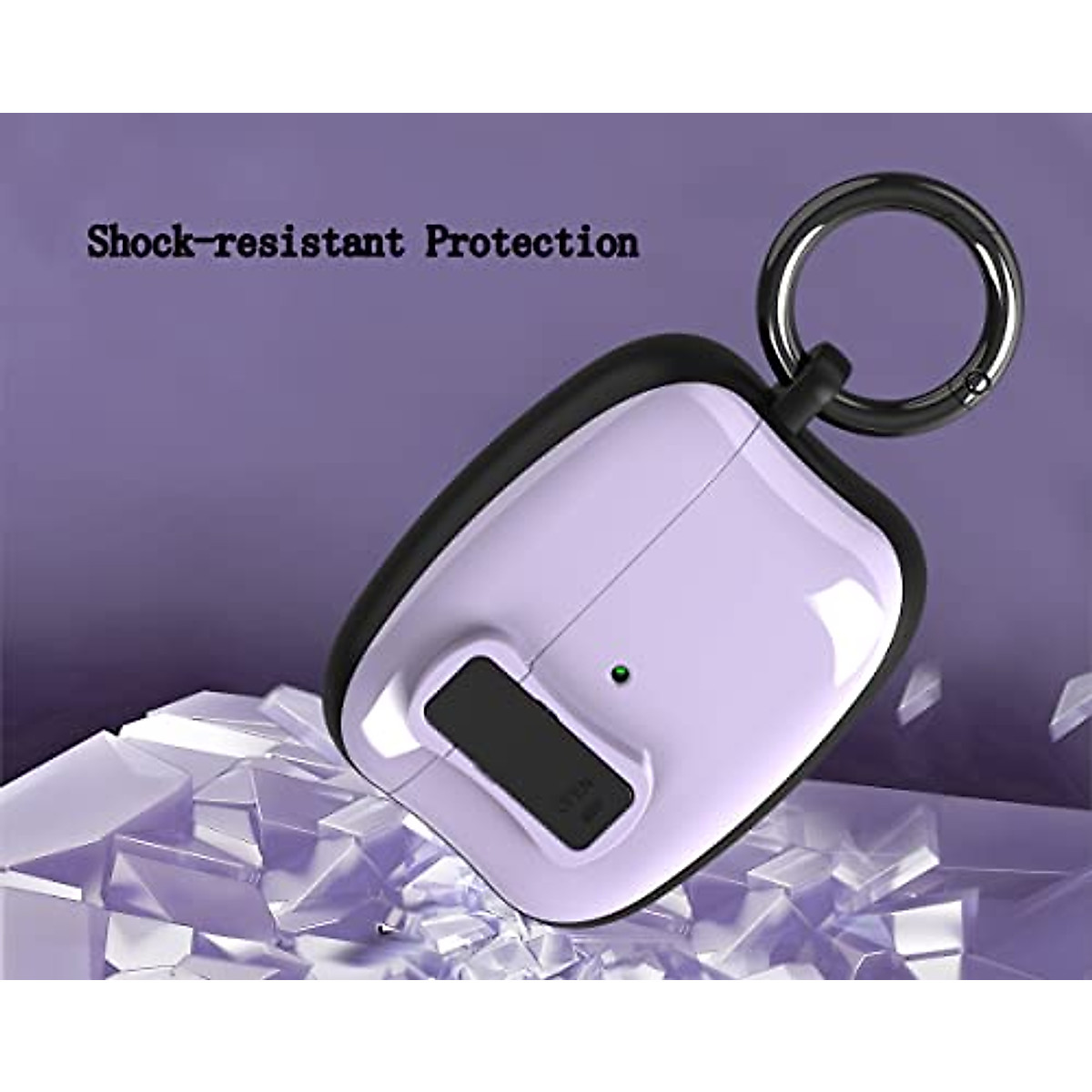 Xuyoz Airpods Pro 2nd Generation Case Cover with Lock, Airpods pro 2 Case, Military Armor Rugged Shockproof Air pod pro 2 Protective Case for Men Women with Keychain Clip for Airpods pro 2nd 2022