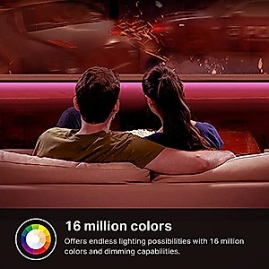 Kasa Smart LED Light Strip, 16.4ft WiFi, Works with Alexa, Google Home, SmartThings, High Brightness with 16 Million Colors, RGB, Grouping, Adjustable Length, Up to 25,000 Hours (KL400L5)