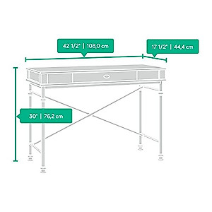 Sauder Canal Street Console Desk, Northern Oak finish