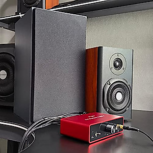 Wrugste Hi-Fi Headphone Amplifier and Preamp Stereo Earphone Amp Plug and Play with BAL/RCA Input 3.5mm/6.35mm Output Give Earbuds Earphones and Headphones Extra Boost and Control