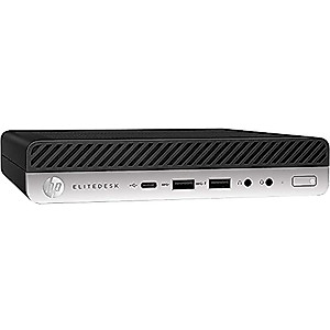 HP EliteDesk 800 G4 Desktop Mini - Intel Core i5-8500T - 16GB DDR4-256GB SSD - Intel UHD Graphics 630 - Windows 10 Pro 64-bit (Renewed)