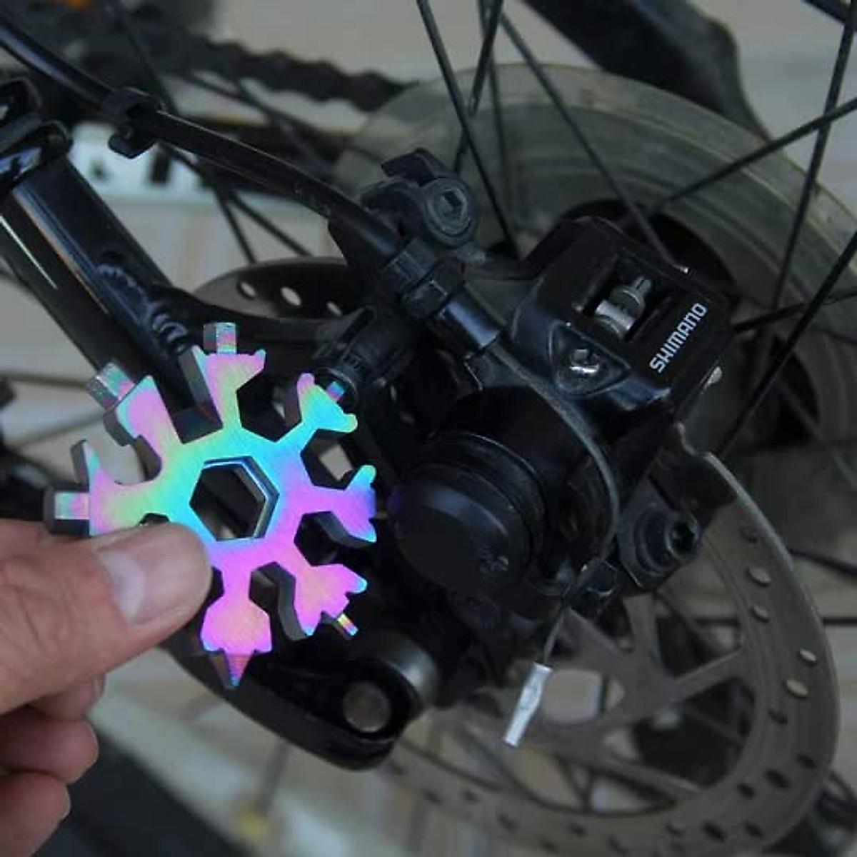 4 Pack 18 In 1 Snowflake Multi Tool, Stainless Steel Beer Bottle Opener, Mens Stocking Stuffer Ideas,Snowflake Multi Tool